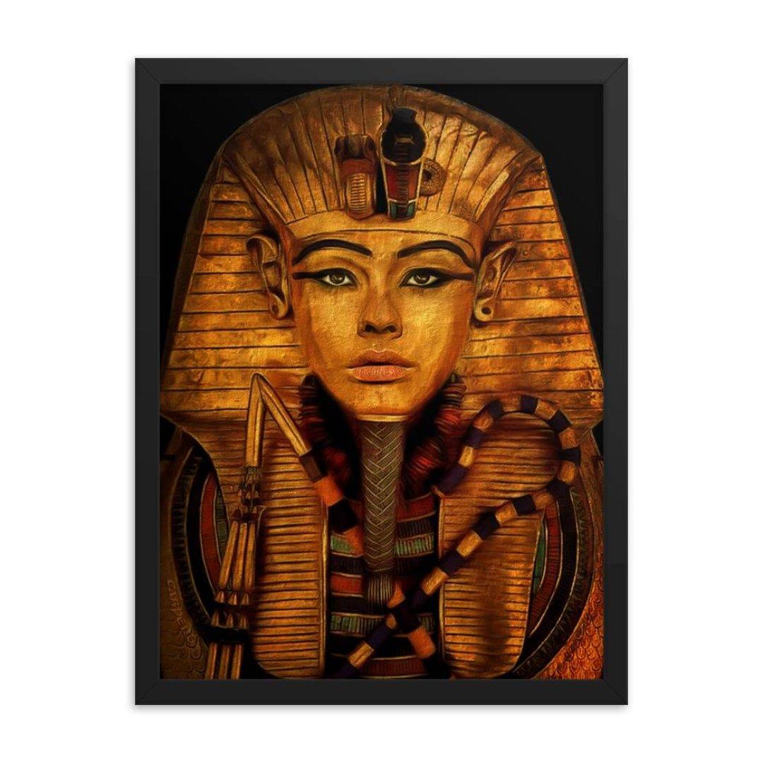 Female Pharaoh Framed Print | That Ankh Life