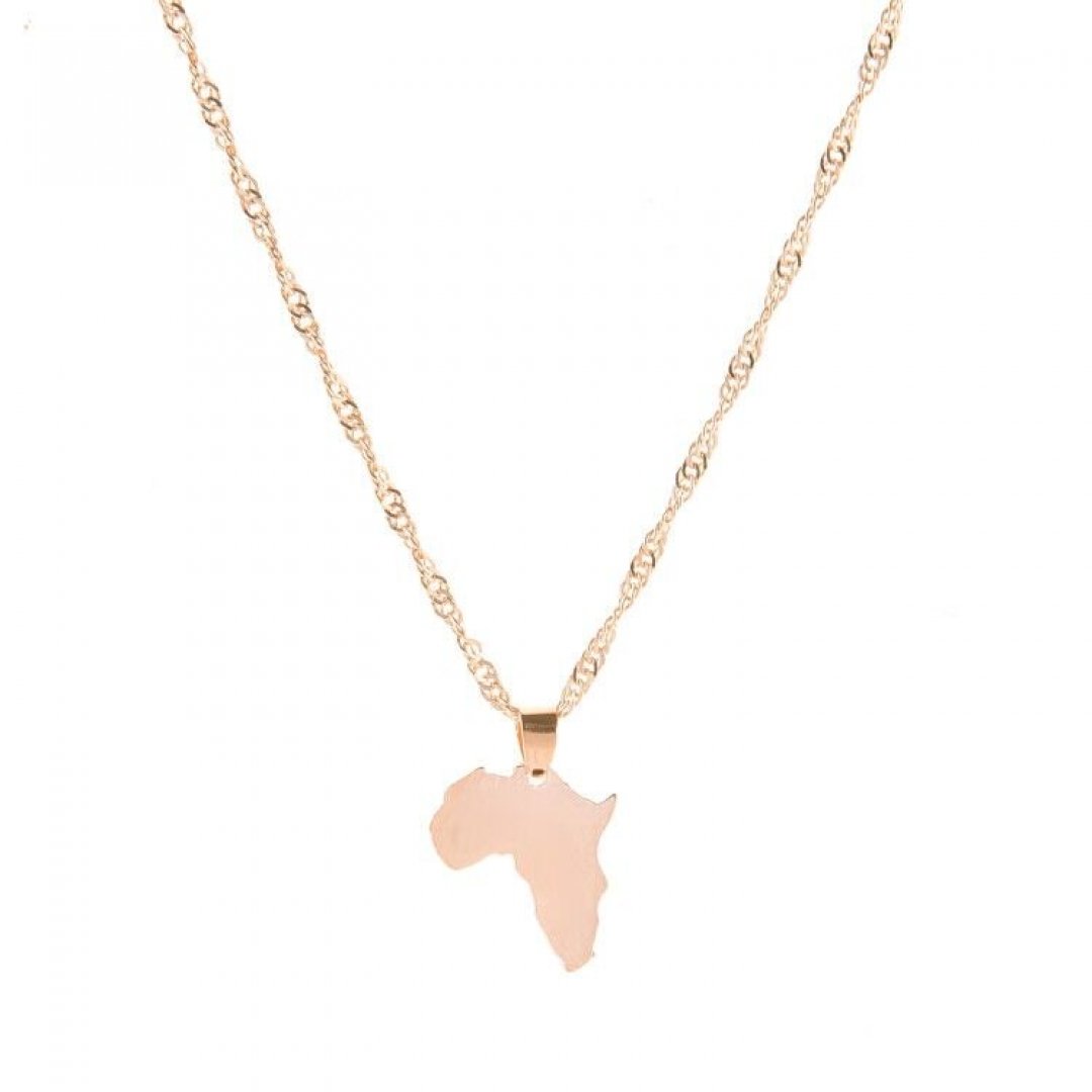 Simple Solid Africa Necklace | That Ankh Life